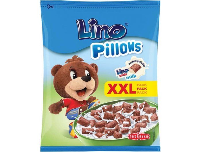 Podravka Lino filled pillows with milk XXL 700 g | Tommy