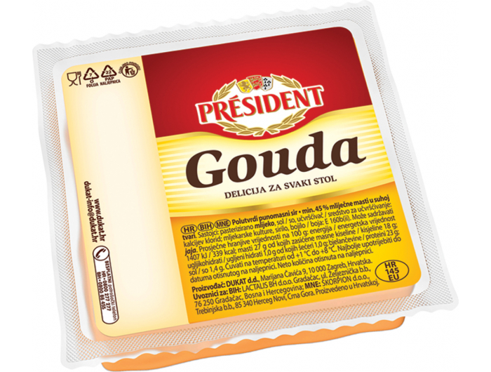President sir Gouda 400 g - Tommy - Dućan na dlanu!