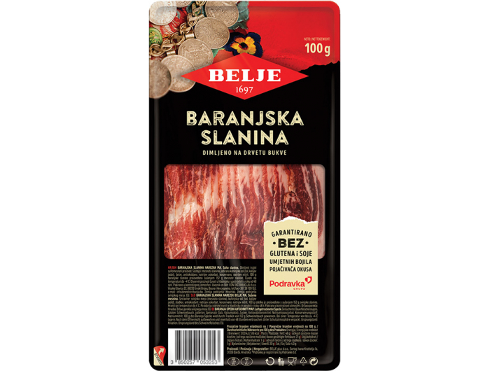 Belje slanina dimljena 100 g - Tommy - Dućan na dlanu!