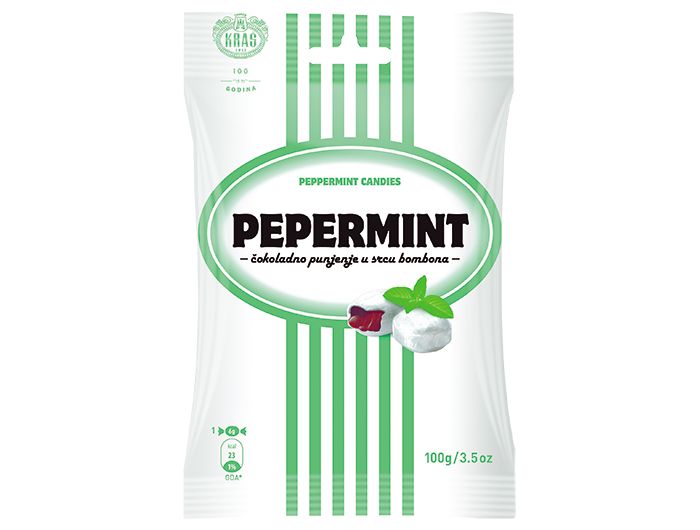 Kraš Pepermint bomboni čokoladnim punjenjem 100 g - Tommy - Dućan na dlanu!