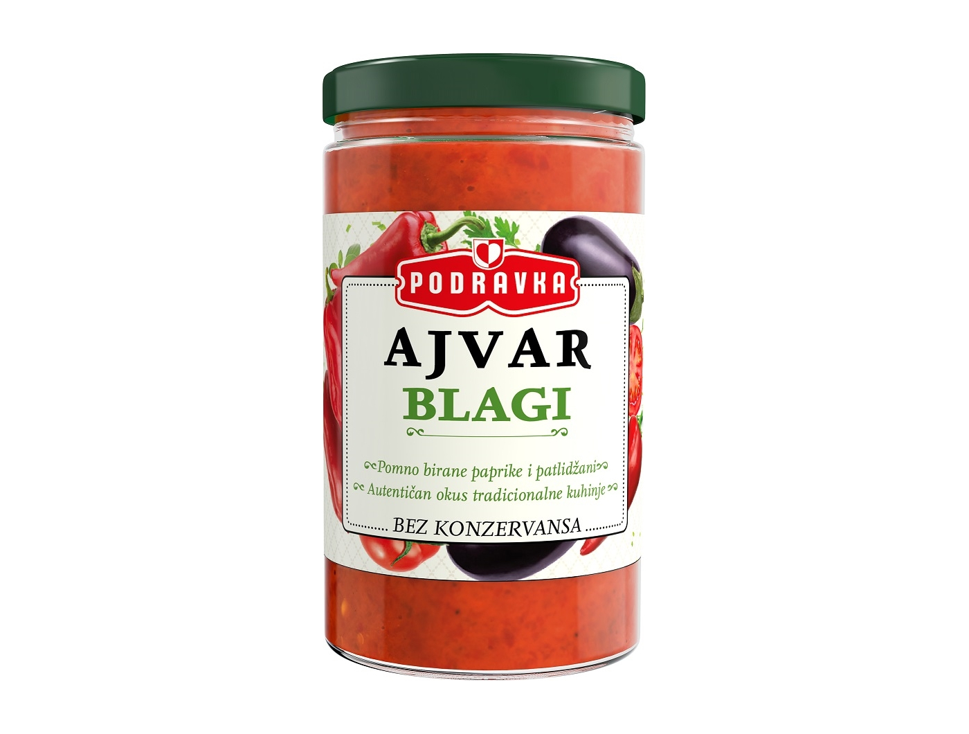 Podravka Ajvar mild 195 g - Tommy - Dućan na dlanu!