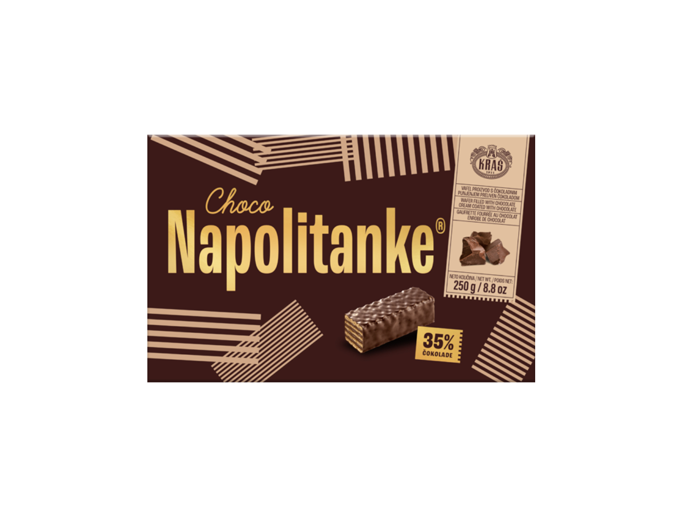 Kraš Choco Napolitanke 250 G | Tommy